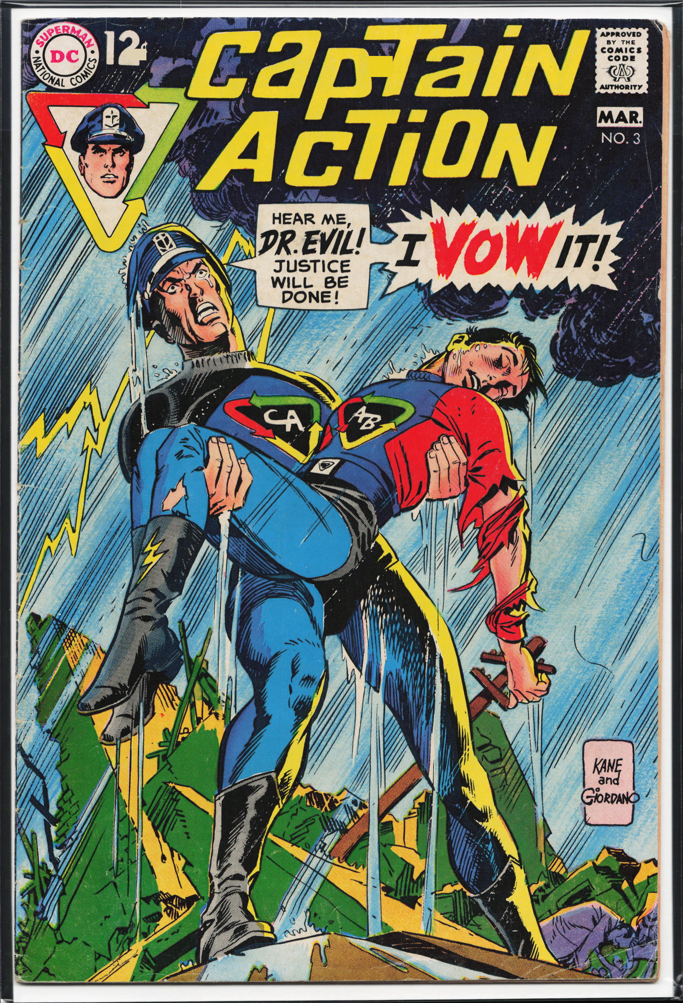 Captain Action #3 (1969) Captain Action | Comic Books - Silver Age, DC Comics, Captain Action ...