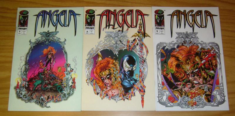 Angela #1-3 VF/NM complete series - neil gaiman - greg capullo - spawn ...