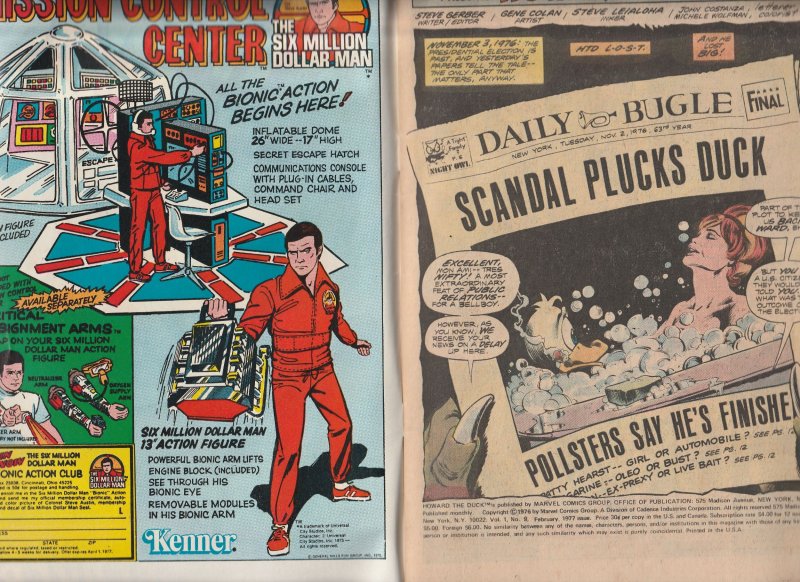 Howard the Duck #9,10,11,12,13 (1977) Spider Man, Omega Dr. Strange ...