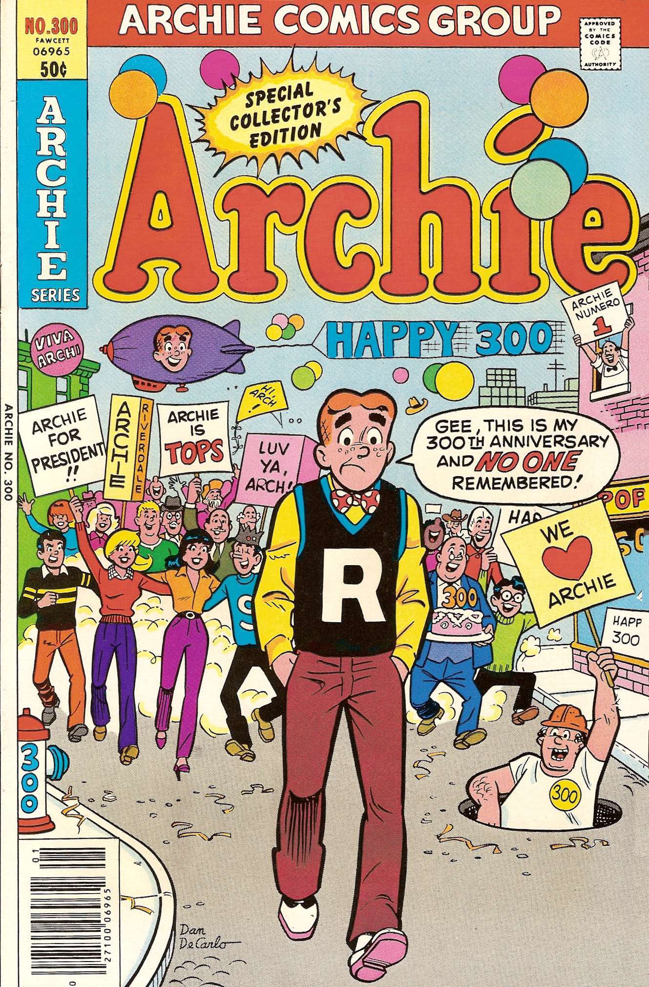 Archie #300 VG ; Archie | low grade comic January 1981 Anniversary ...