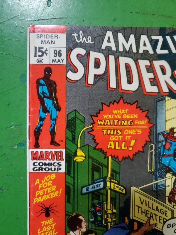 Amazing Spider-Man #96 Drug Issue! Green Goblin! No CCA! 1971 Marvel FN ...