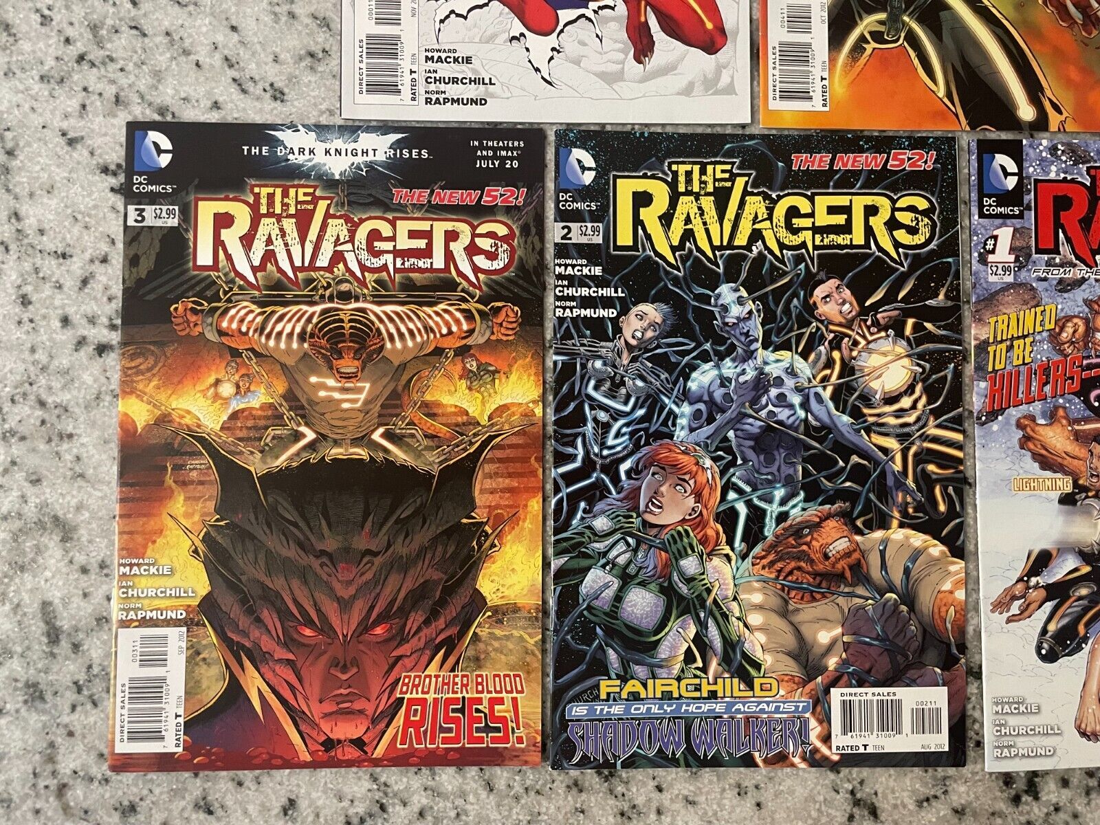 5 The Ravagers DC Comic Books # 1 2 3 4 0 Superman Batman Flash Aquaman ...