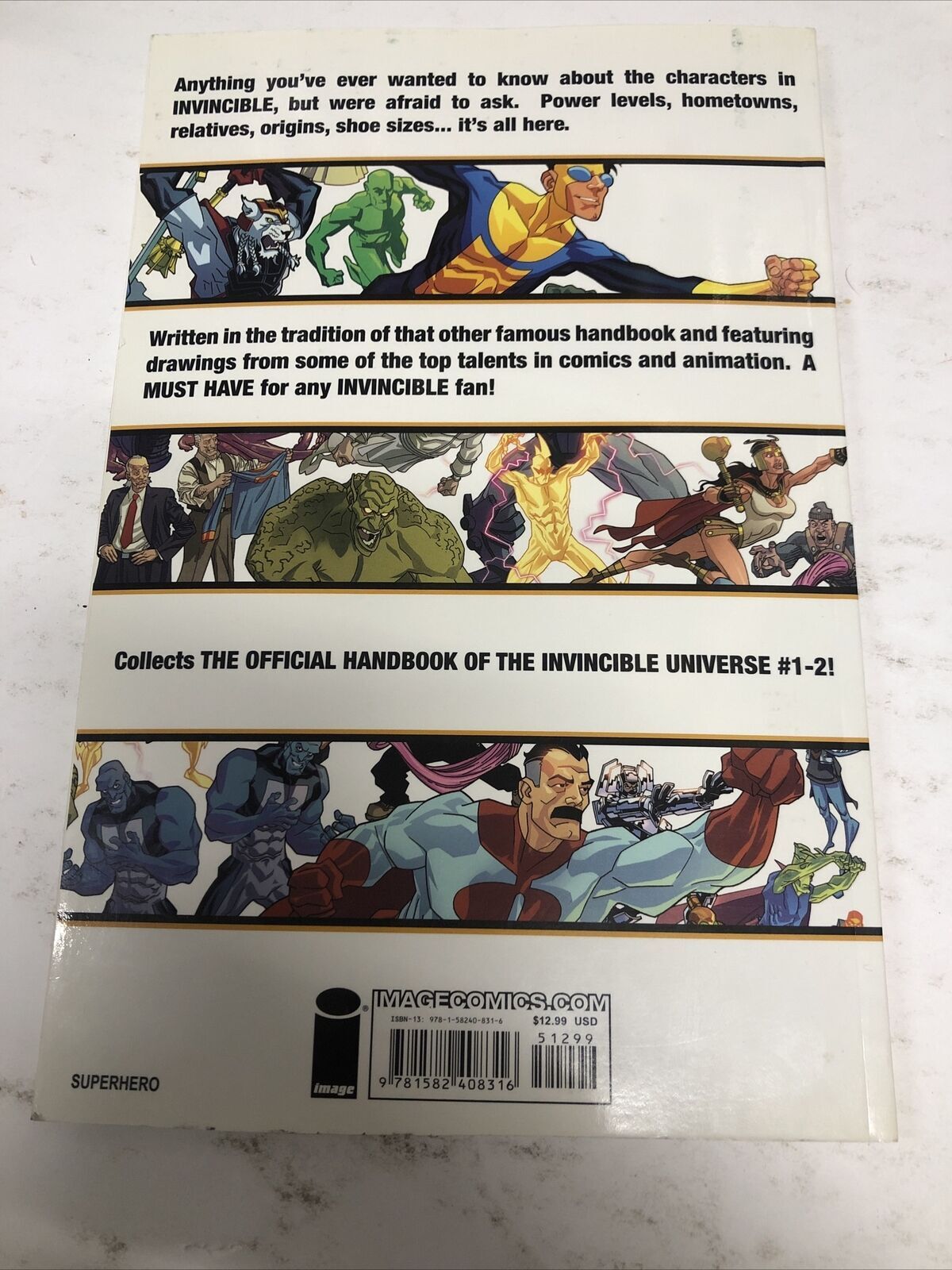The Official Handbook Of The Invincible Universe (2007) Image Robert ...