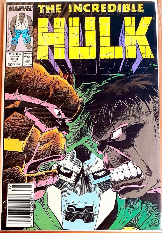 The Hulk #350 Grey (1988) Dr Doom [MCU Thunderbolts X-Men Wolverine ...