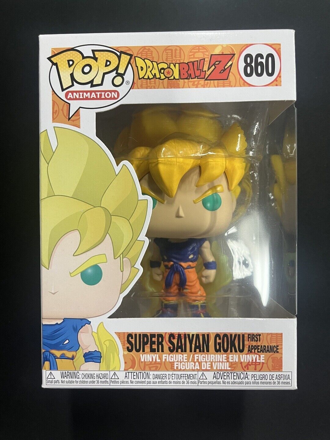Funko Pop! Dragon Ball Z Super Saiyan Goku First Appearance #860 ...