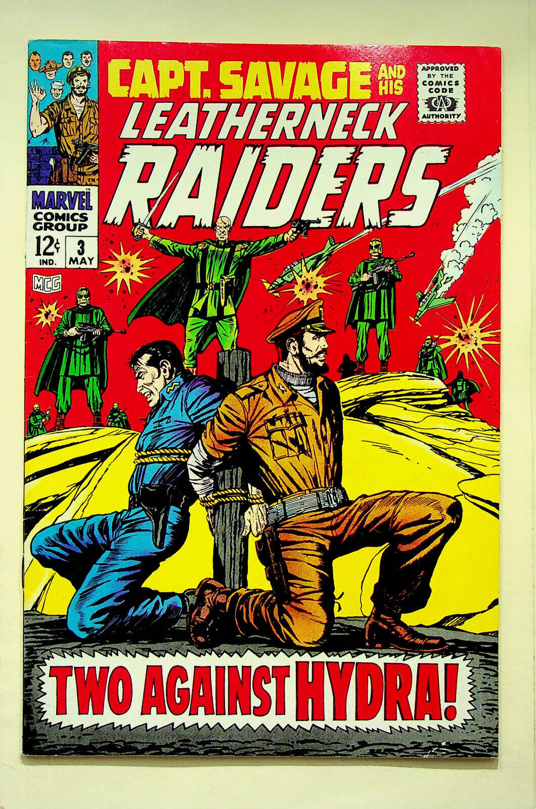 Captain Savage and his Leatherneck Raiders #3 (May 1968, Marvel) -Very ...