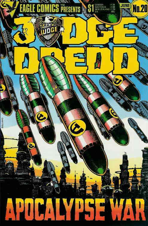 Judge Dredd (Vol. 1) #20 VG ; Eagle | low grade comic Brian Bolland ...
