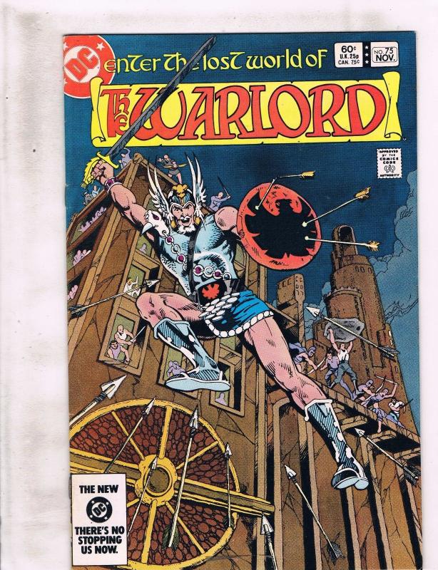 Lot Of 5 The Warlord DC Comic Books # 15 16 17 19 75 Mike Grell Series ...
