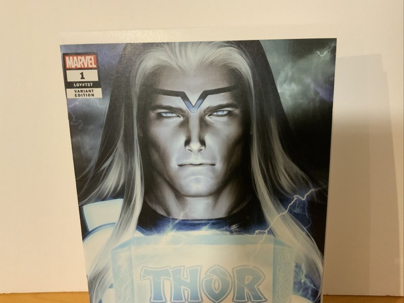 Thor #1 Stanley Artgerm Lau Variant Cover Marvel Comics Donny Cates ...