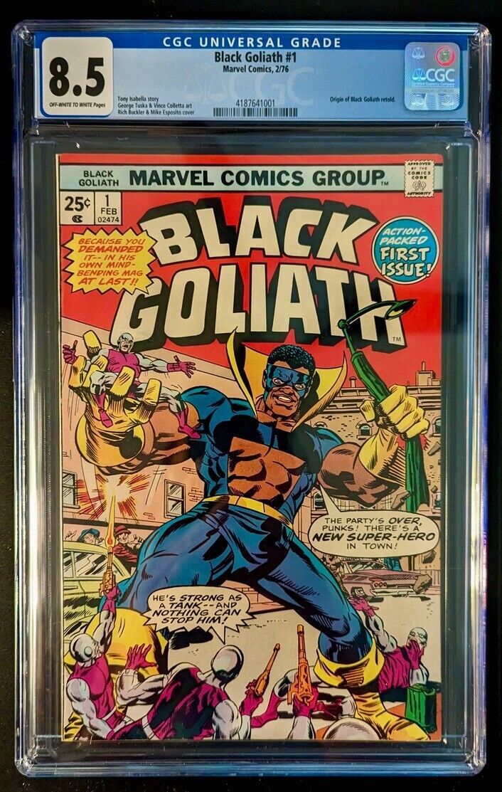 Black Goliath #1 Origin Retold 1976 CGC 8.5 Coming to The Silver Screen ...