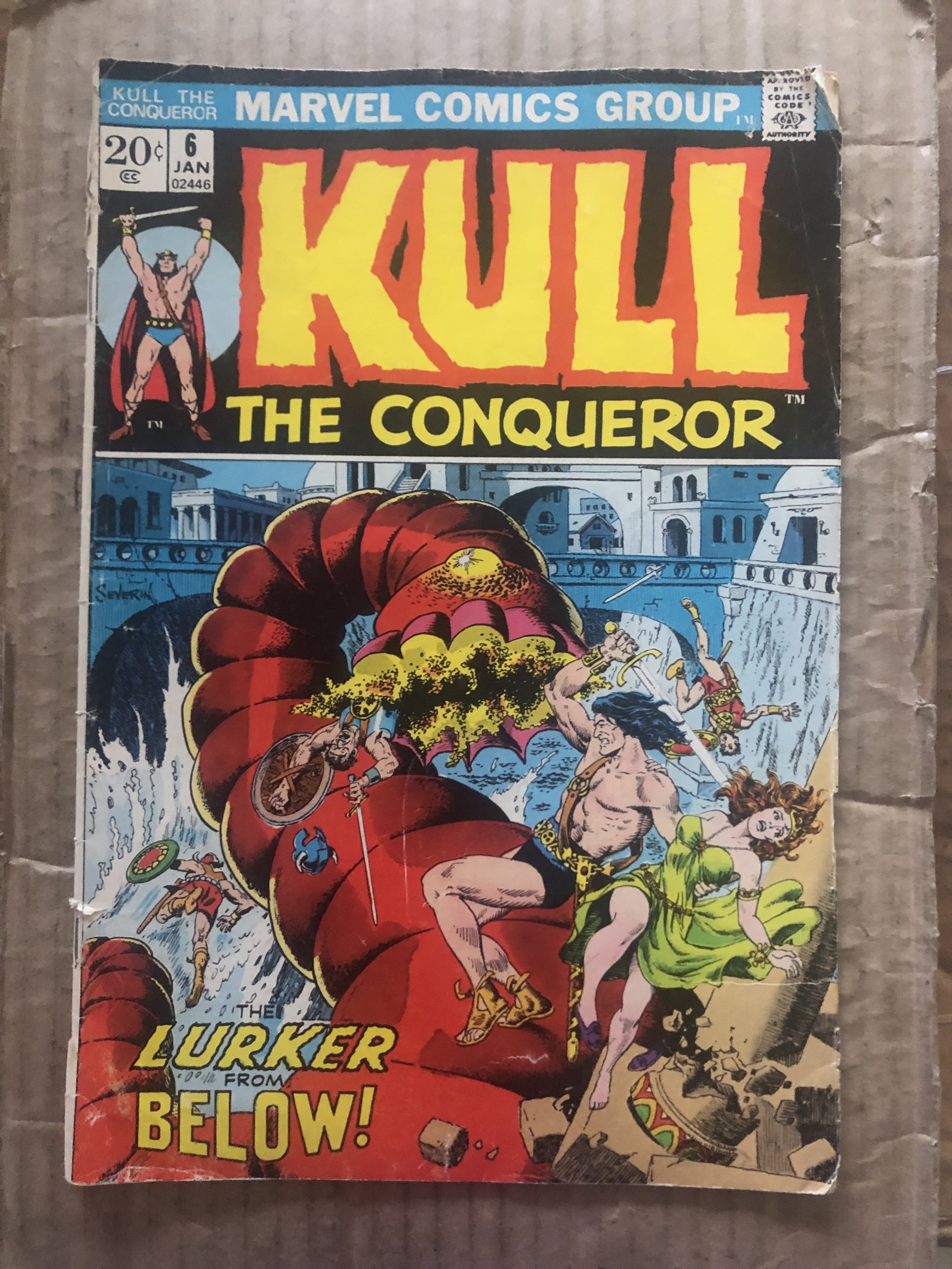Kull the Conqueror #6 (1973) | Comic Books - Bronze Age, Marvel, Horror ...