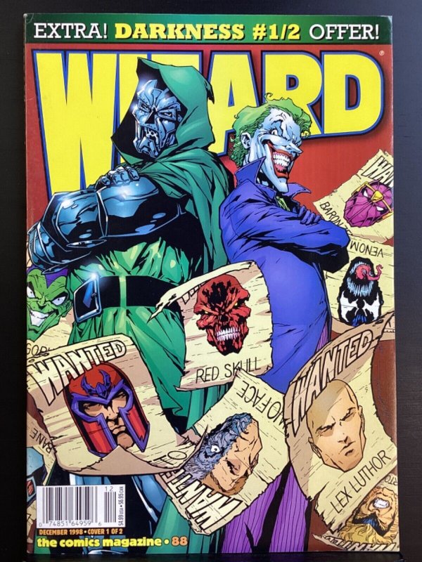 Wizard Magazine #88 Joker Dr Doom Pokemon Paul Dini Spider-Man ...