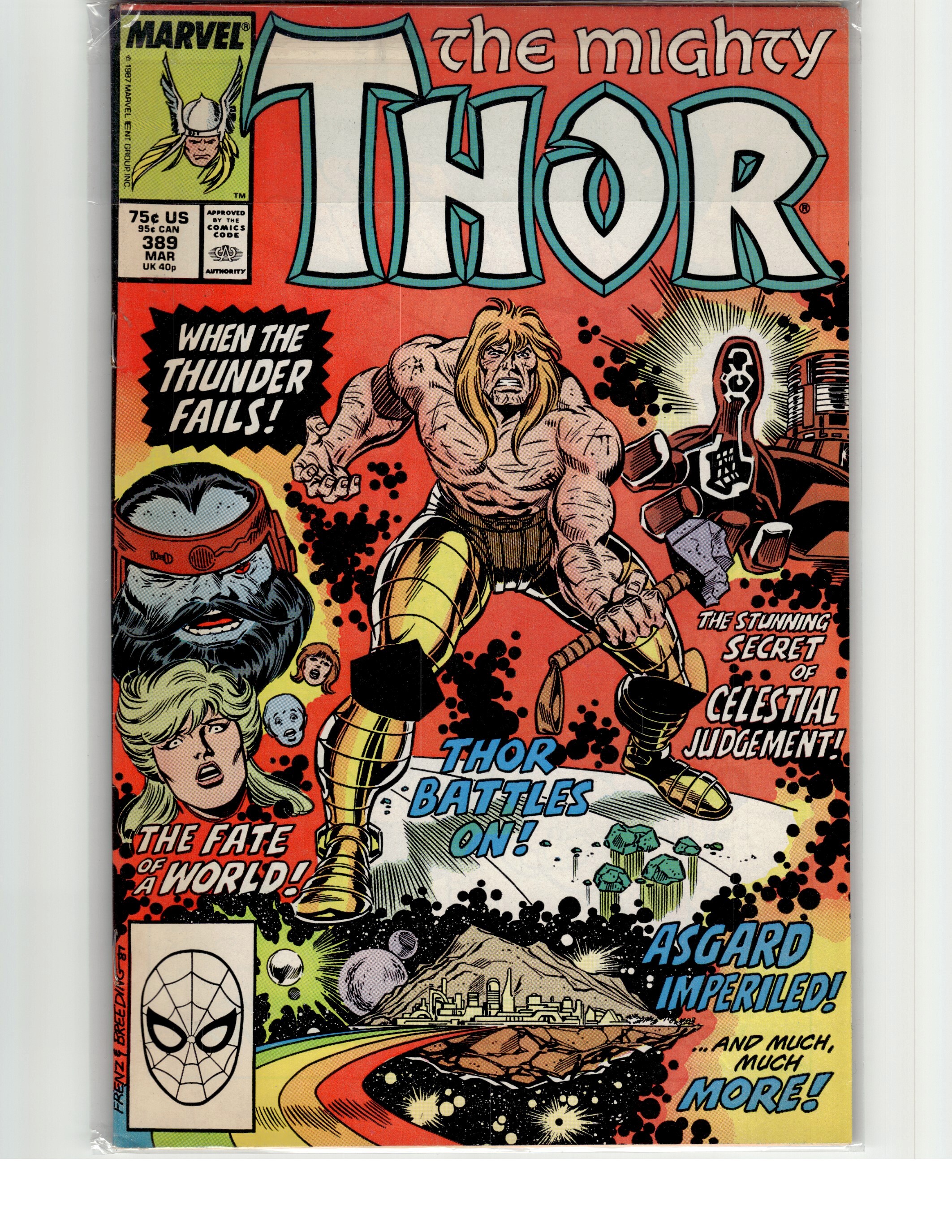 Thor #389 (1988) Thor [Key Issue] | Comic Books - Copper Age, Marvel ...