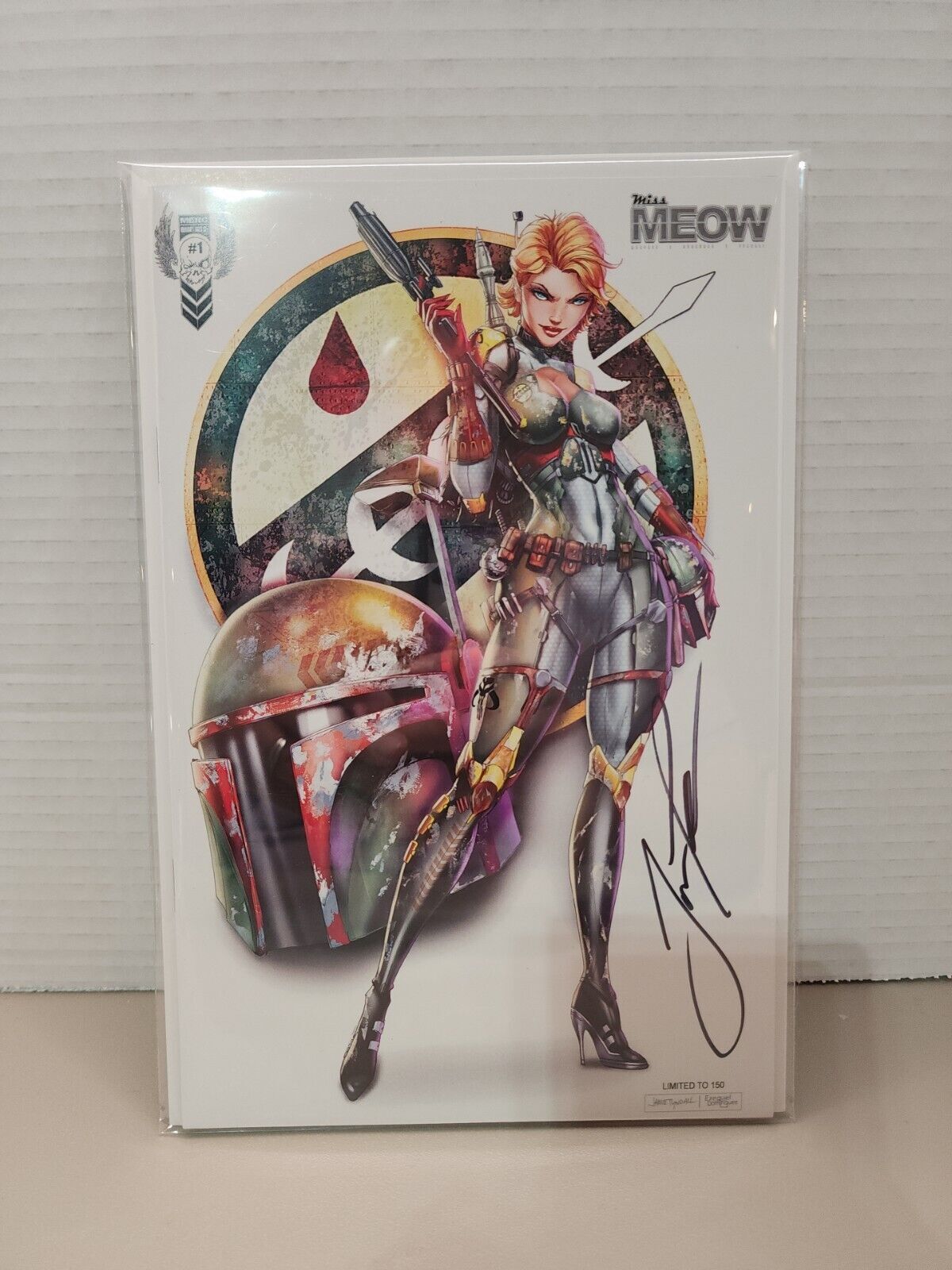Miss Meow #1 Jamie Tyndall Boba Fett Cosplay Merc Magazine NM 2021 ...