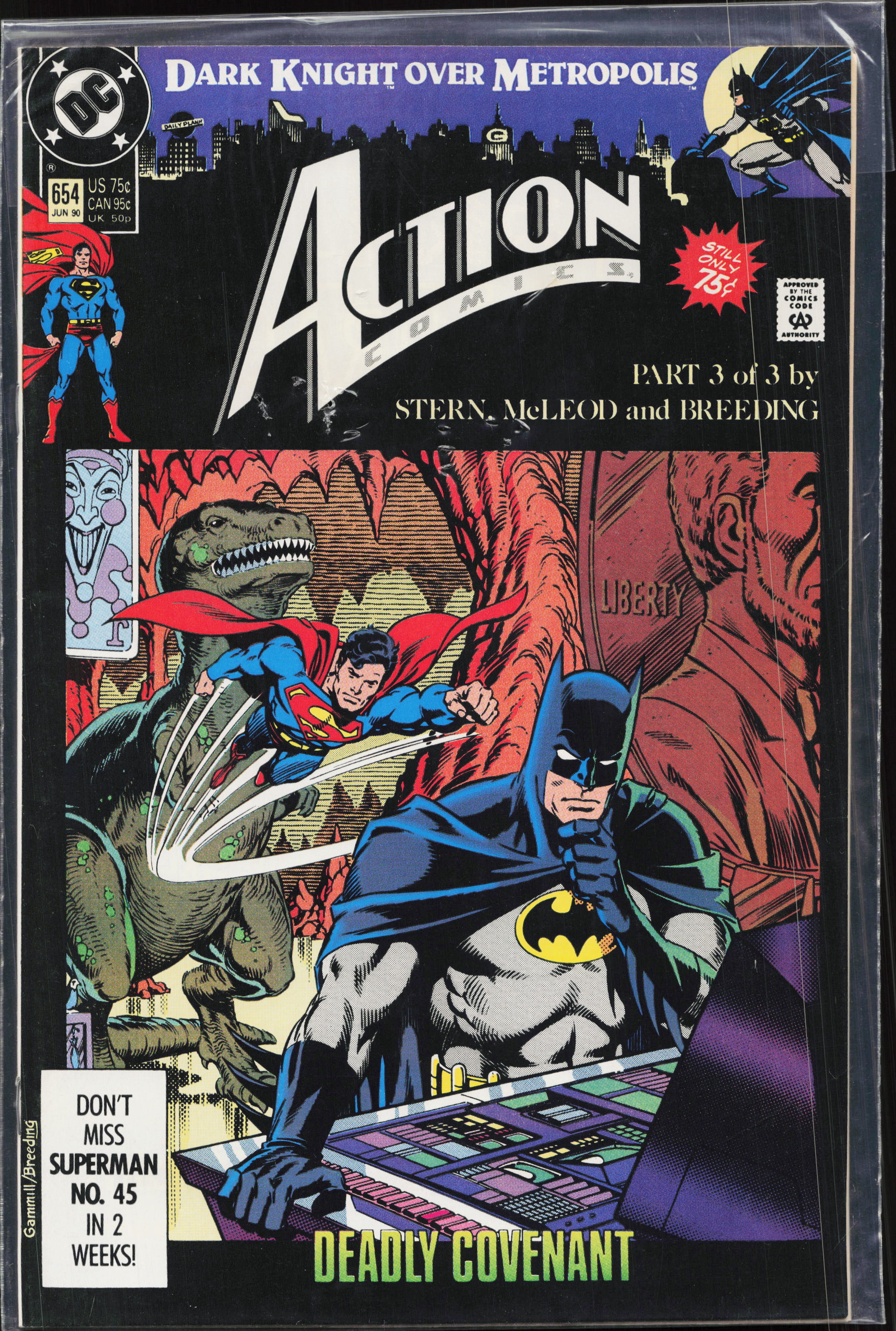 Action Comics #654 (1990) Superman | Comic Books - Copper Age, DC ...