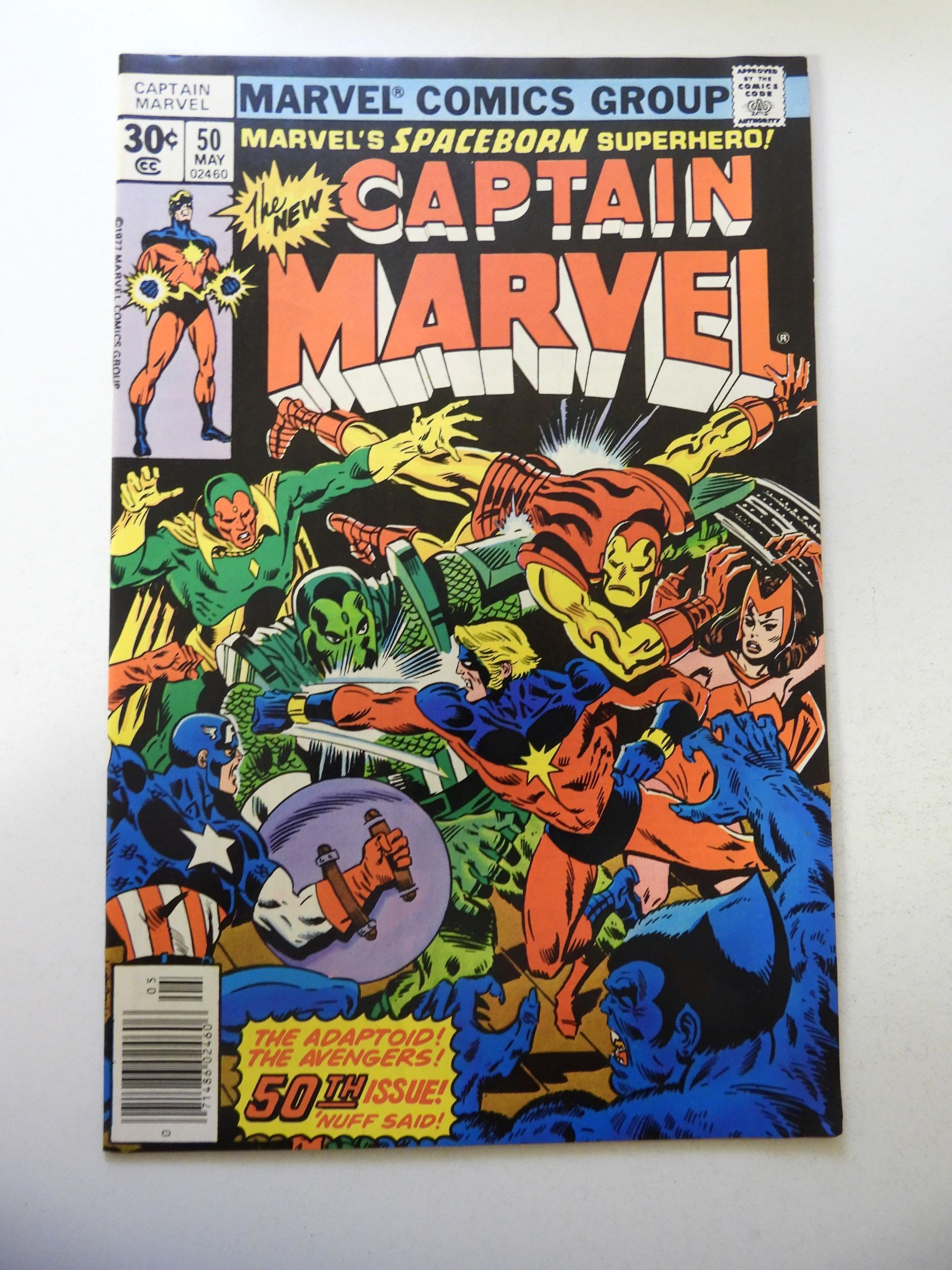 Captain Marvel #50 (1977) FN/VF Condition | Comic Books - Bronze Age ...