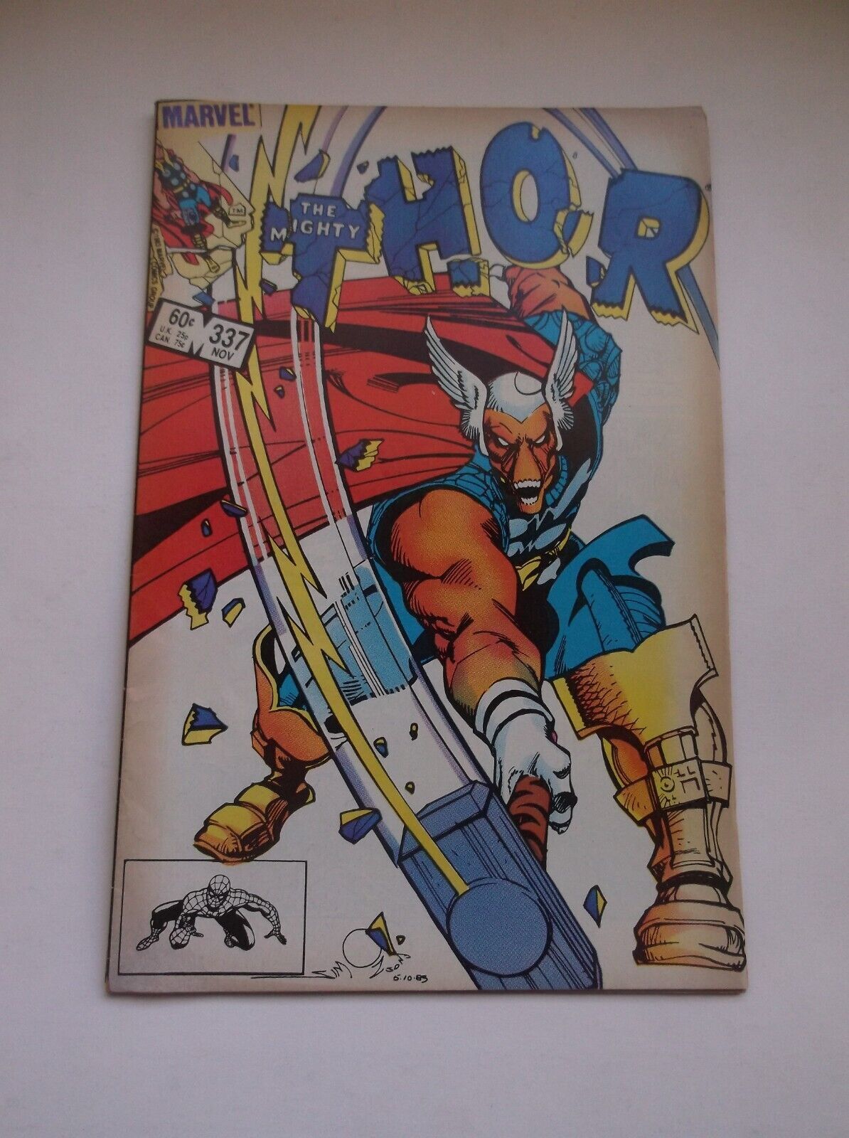 Marvel: the Mighty Thor # 337-340, 1St & 2nd Beta RAY Bill, Key, 1983 ...