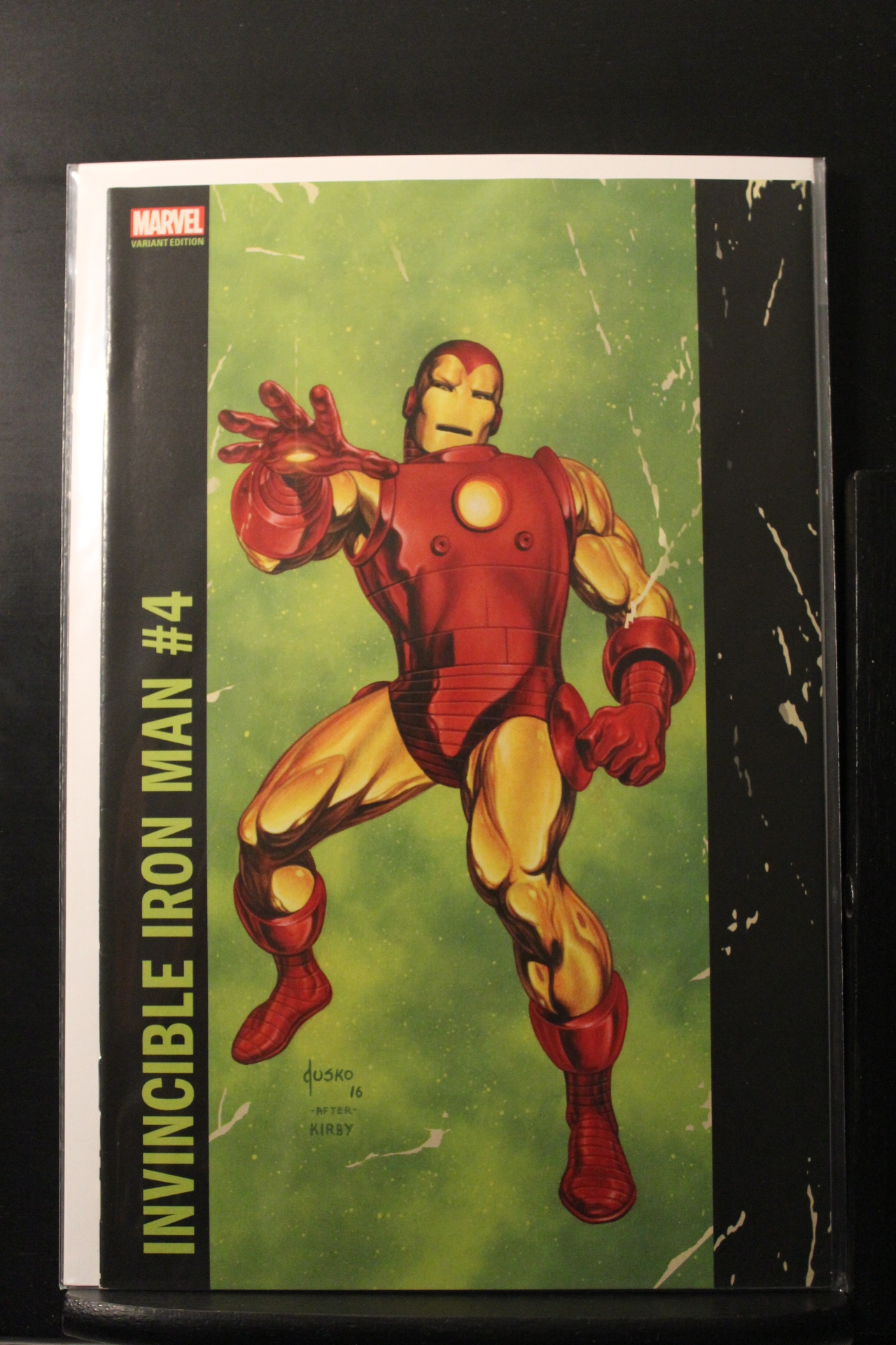 Invincible Iron Man #4 Incentive Joe Jusko Corner Box Variant (2017 ...