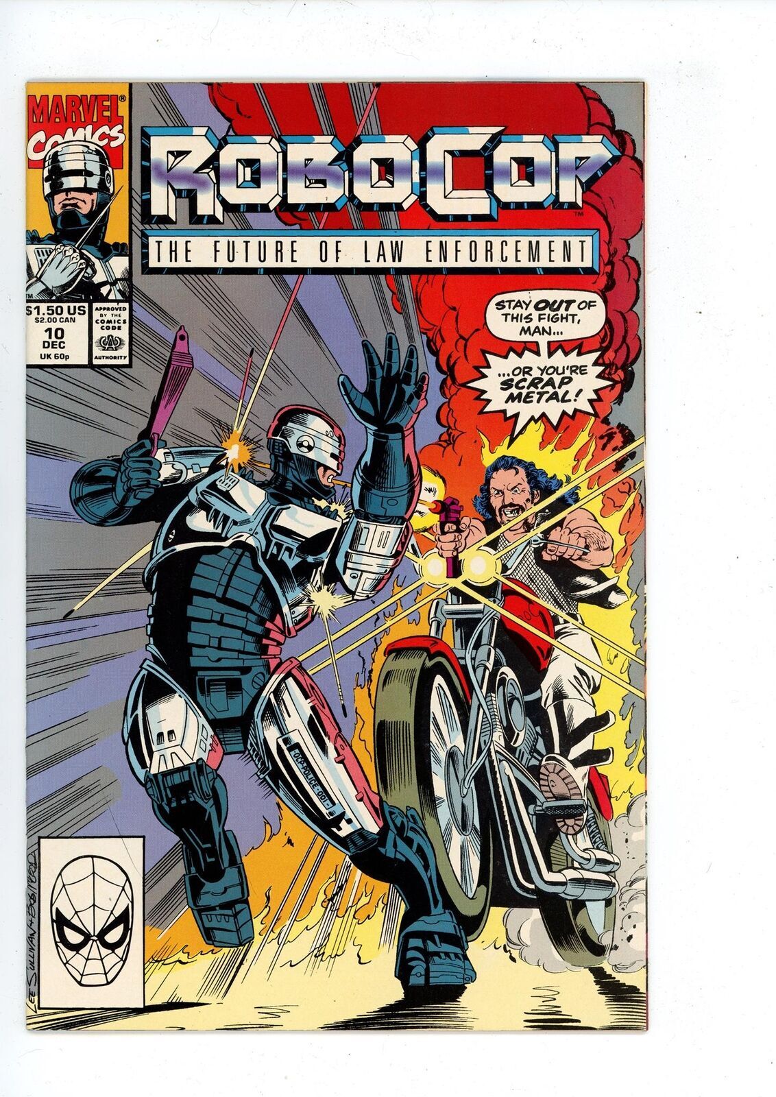 RoboCop #10 (1990) Marvel Comics | Comic Books - Copper Age, Marvel ...