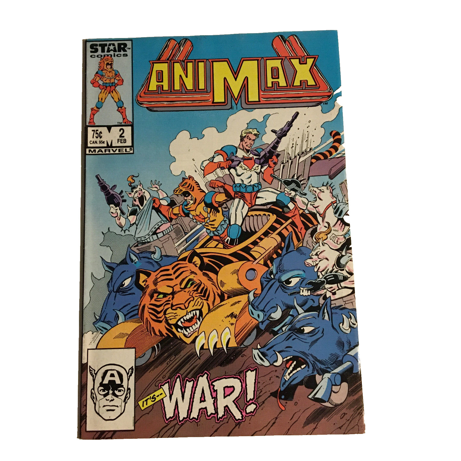 AniMax #2 Star Comics Marvel Toy Tie-In Walt Simonson 1987 Copper Age ...
