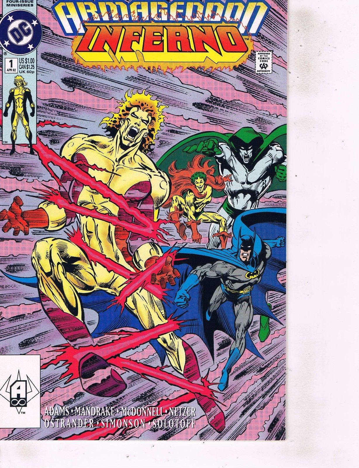 Lot Of 2 Comic Books DC Armageddon Inferno #1 and #2 Batman MS12 ...