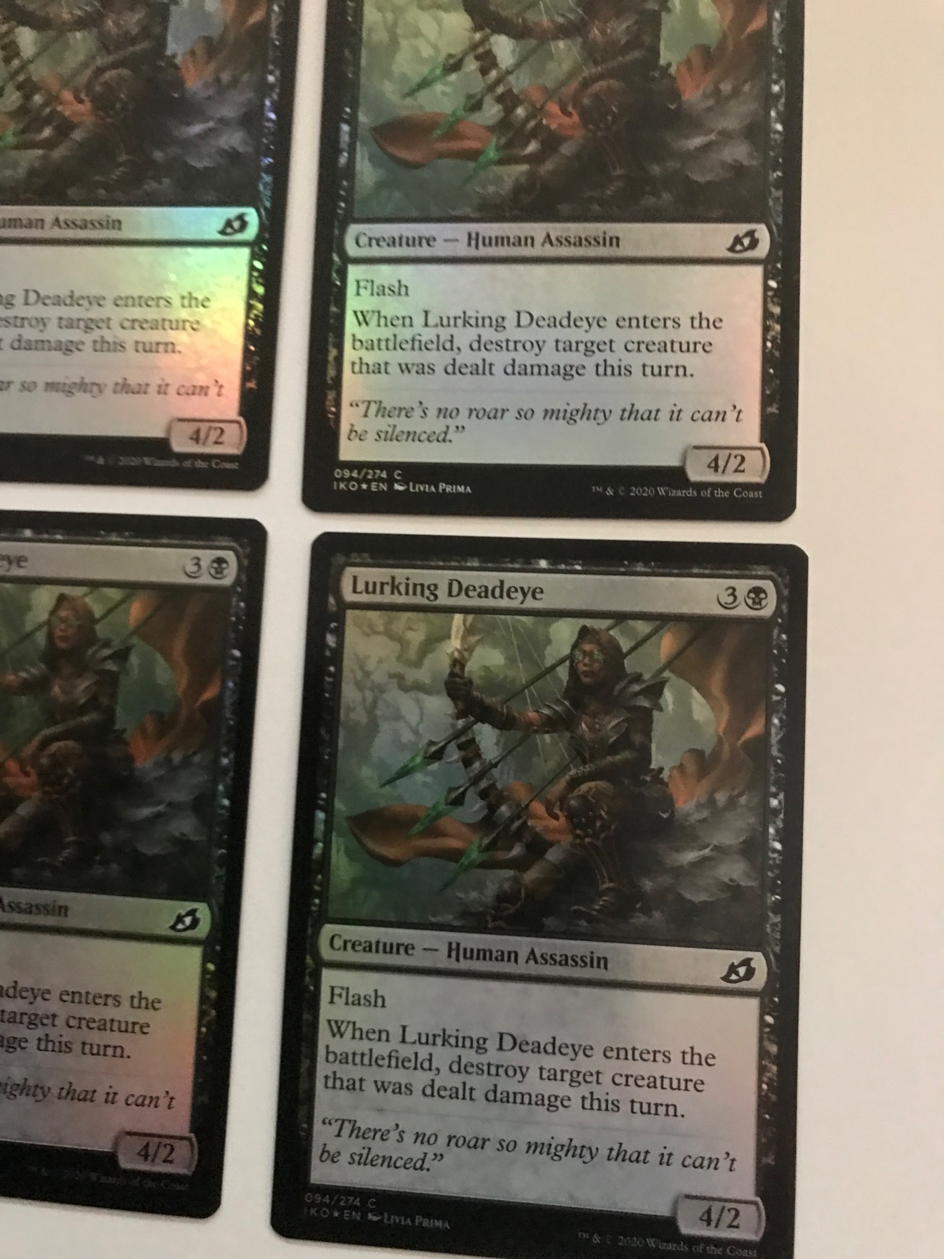 4 LURKING DEADEYE (foil) : Magic the Gathering MTG card; IKORIA, NM ...