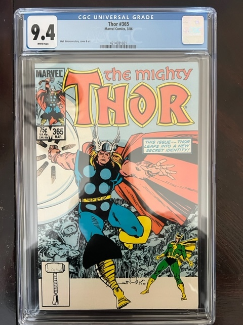 Thor #365 (1986) - CGC 9.4 ! 1st Throg Frog !! | Comic Books - Copper ...