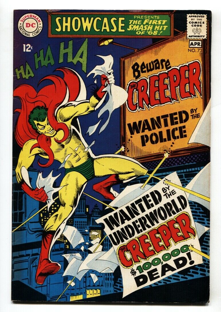 Showcase #73 1968-Dc-First Creeper-Vf-Ditko | Comic Books - Silver Age ...