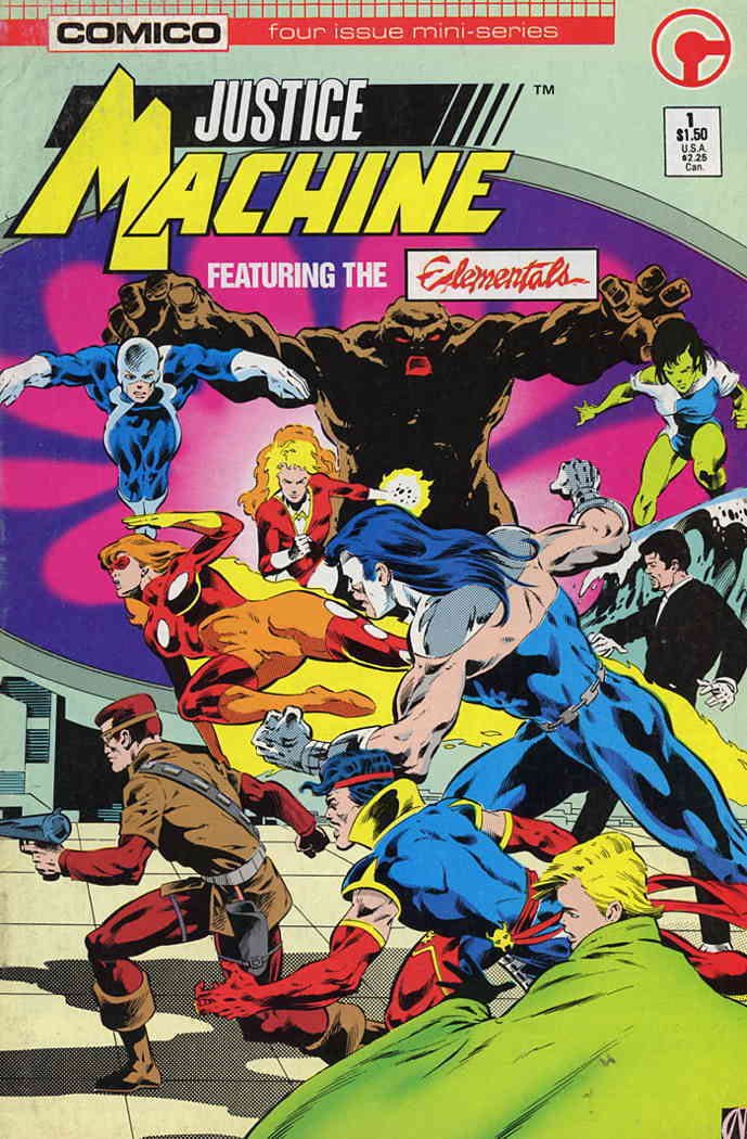 Justice Machine Featuring the Elementals #1 FN ; COMICO | Bill ...