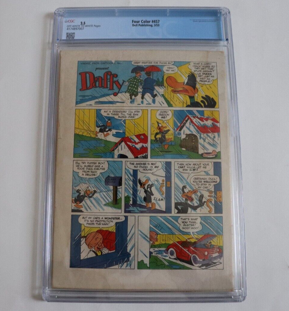 Daffy #457 (#1) March 1953 Dell Four Color CGC 2.5 | Comic Books ...