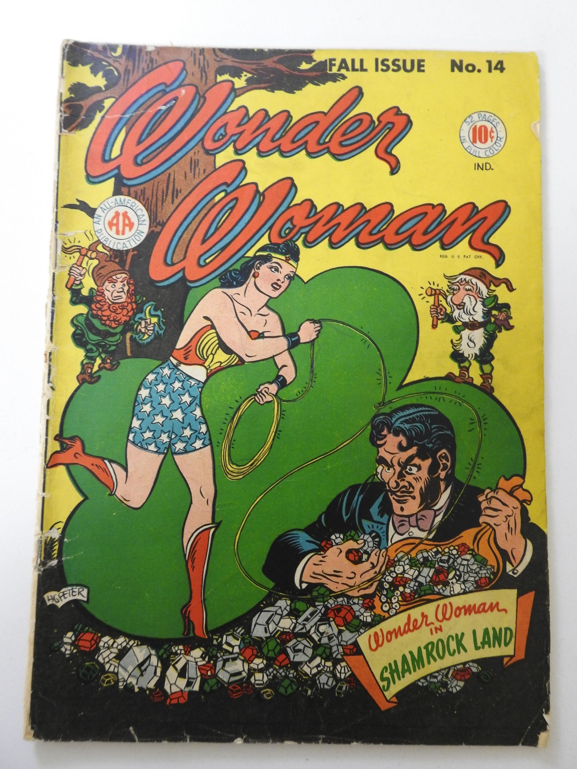 Wonder Woman #14 (1945) GD+ Condition tape along interior spine ...