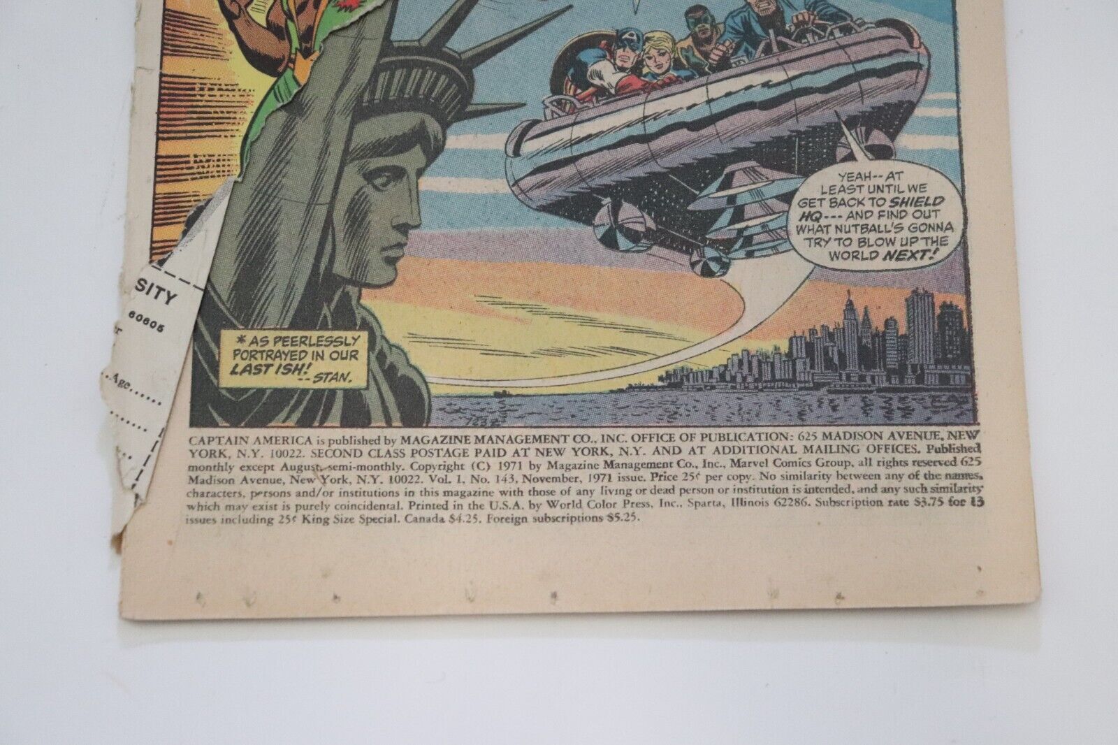Avengers #143 Iron Man Captain America Thor Vision Scarlet Witch ...