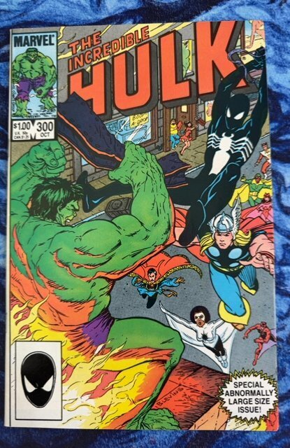 The Incredible Hulk #300 VF+ (1984) Special double-size issue. "Days of ...