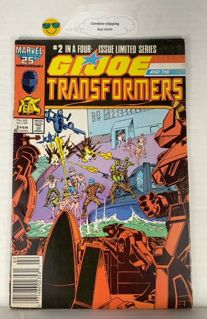 G.I. Joe and the Transformers #2 Newsstand Edition (1987) | Comic Books ...