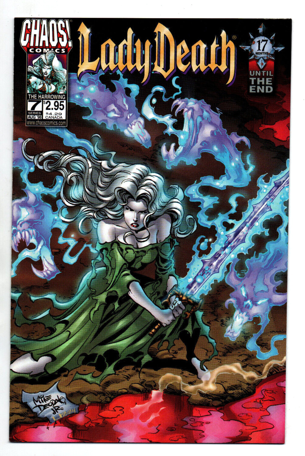Lady Death #5 6 7 & 8 The Harrowing Complete Set - Hughes - Chaos ...