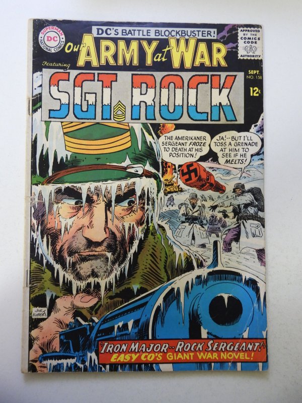 Our Army at War #158 (1965) VG+ Condition | Comic Books - Silver Age ...
