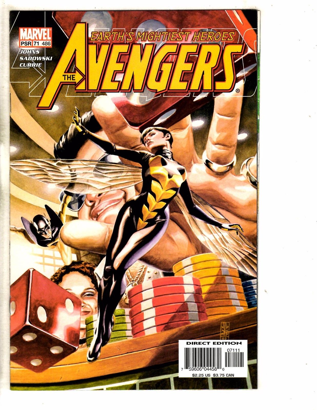 Avengers # 486 (71) NM 1st Print Marvel Comic Book Wasp Ant-Man Hulk ...