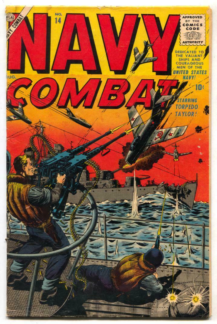 Navy Combat #14 1957-Torpedo Taylor-Atlas comics VG | Comic Books ...