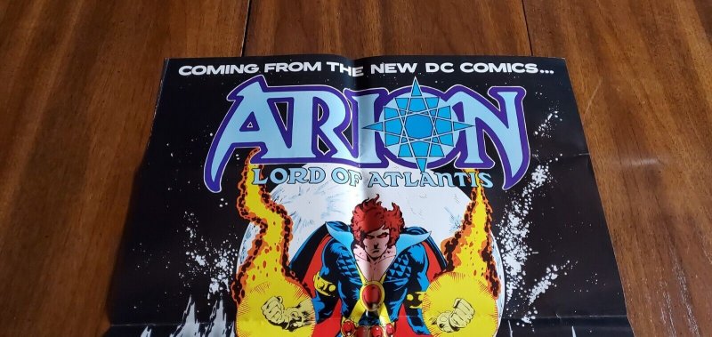 Arion DC Comics Promo Poster (1982) Dealer Exclusive Rare JAN Duursema ...