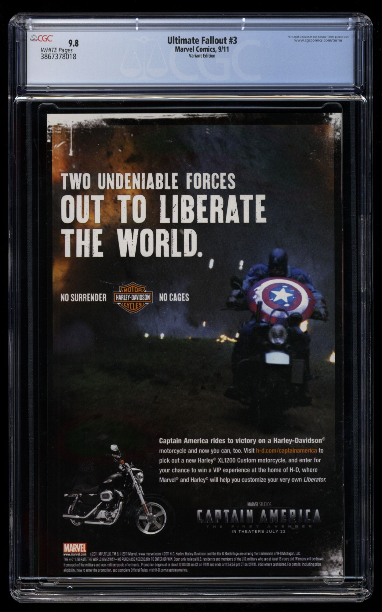 Ultimate Fallout #3 CGC NM/M 9.8 Djurdjevic Variant Miles Morales ...