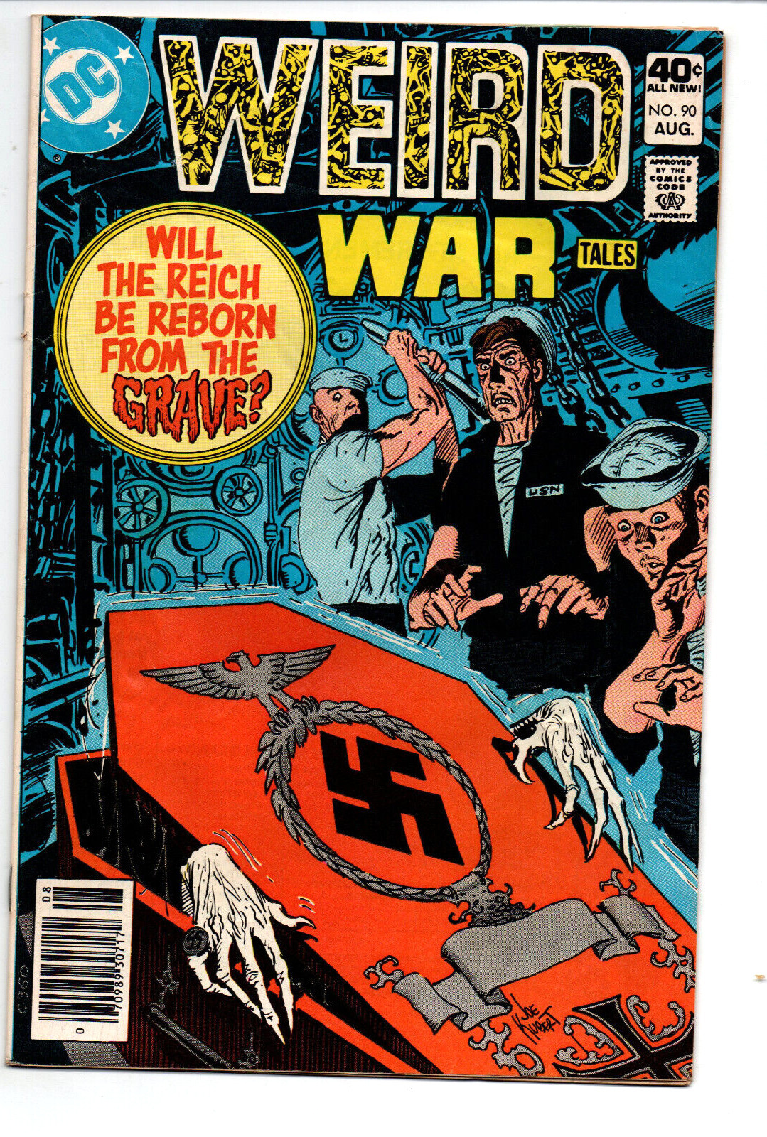 Weird War Tales #90 newsstand - Hitler vampire - Horror - 1980 - VG ...