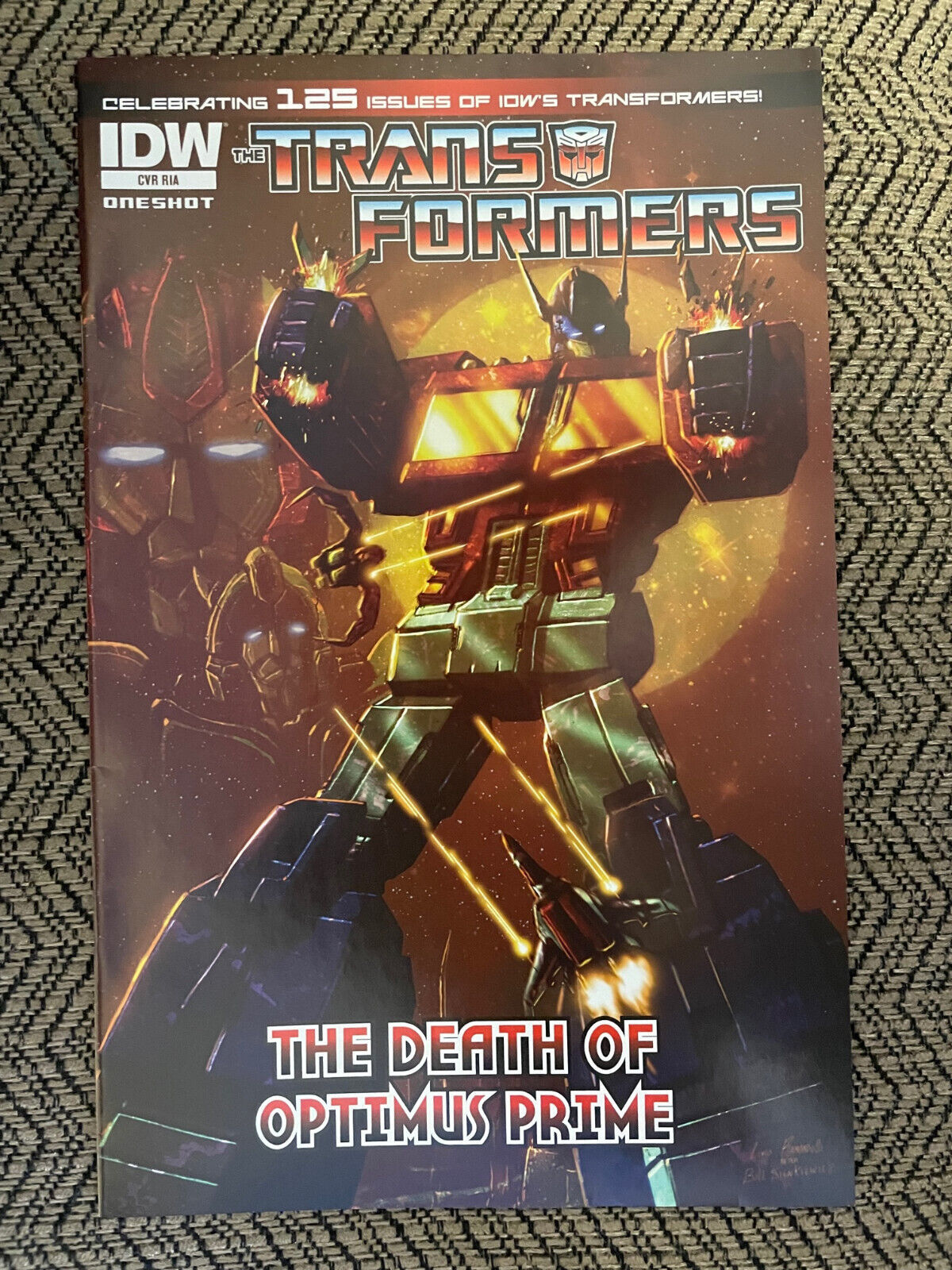 Transformers Death of Optimus Prime #1 One Shot Retailer RIA 2011 ...