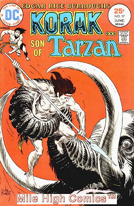 KORAK, SON OF TARZAN (1972 Series) (DC) #57 Very Good Comics Book ...