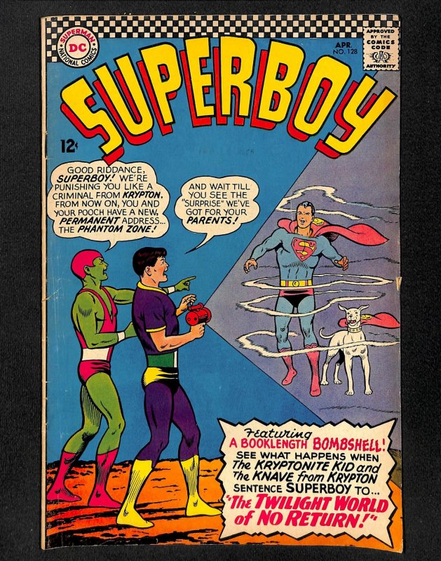 Superboy #128 (1966) | Comic Books - Silver Age, DC Comics / HipComic