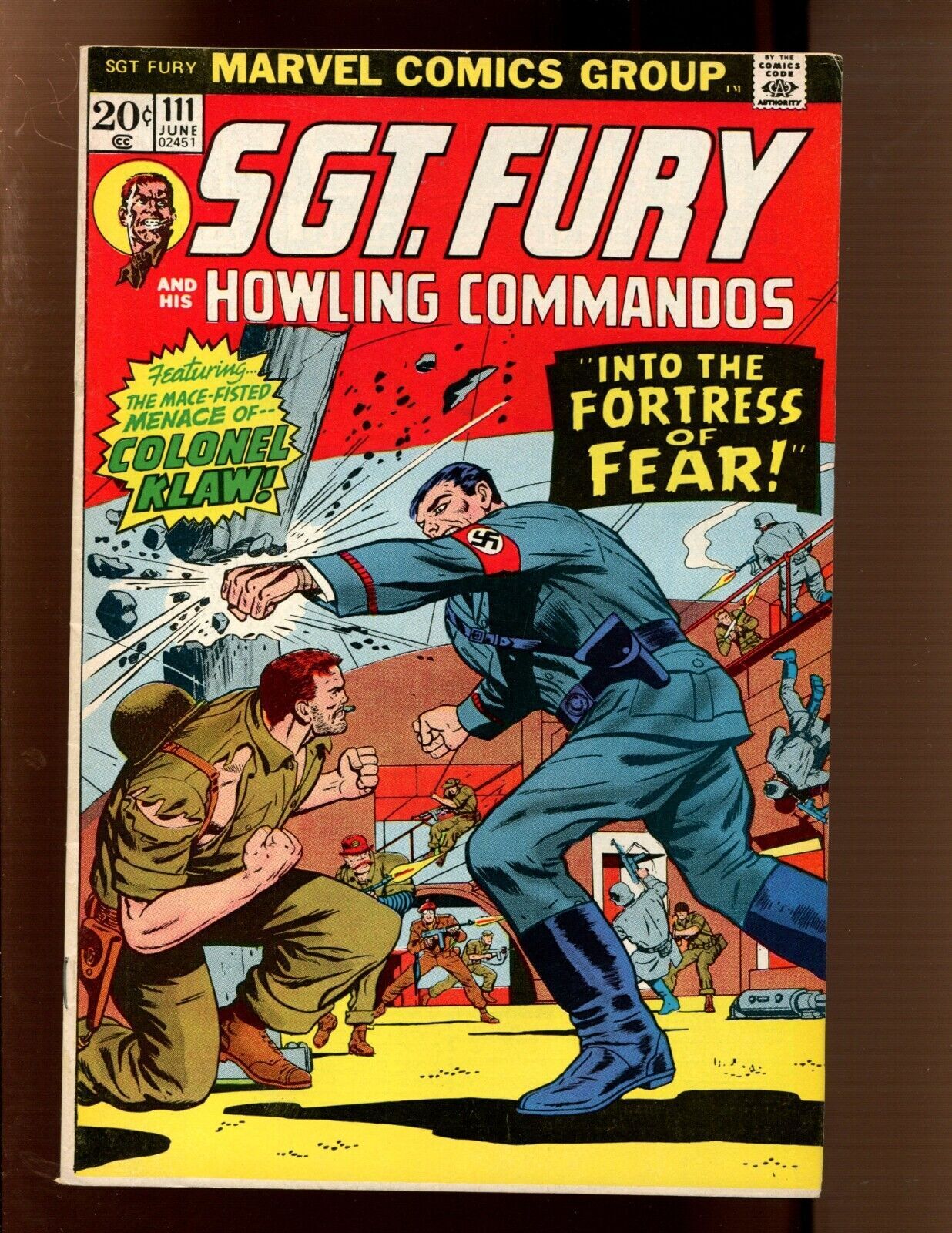 SGT. Fury #111 - Colonel Klaw! (7.0) 1973 | Comic Books - Bronze Age ...