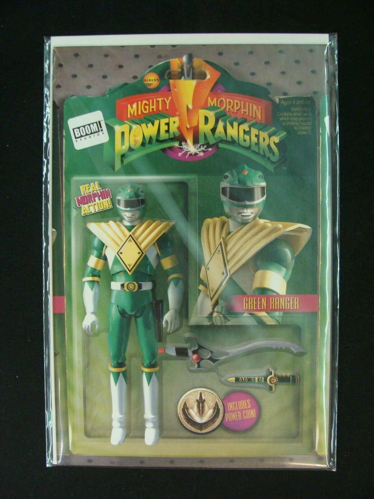 MMPR Mighty Morphin' Power Rangers #1 Green Ranger Variant Cover Boom ...