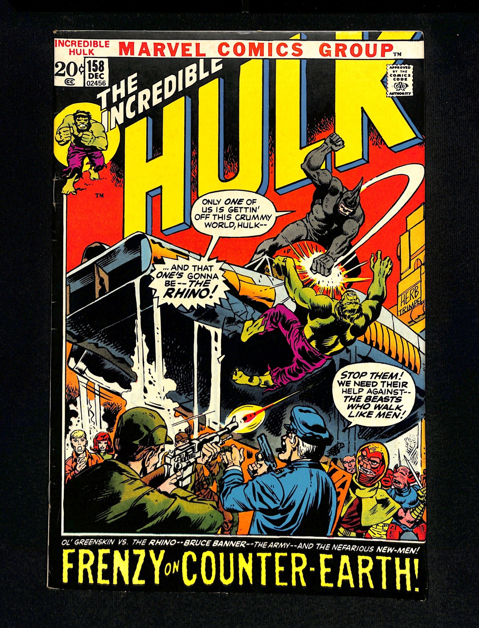 Incredible Hulk (1962) #158 | Full Runs & Sets, Marvel, Incredible Hulk ...