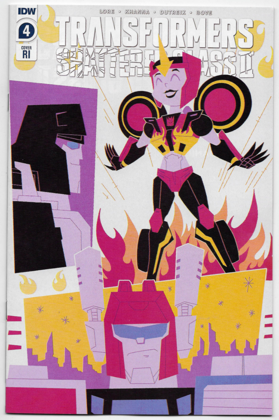 Transformers Shattered Glass Ii #4 Idw 2022 Josh Burcham 1:10 Incentive ...