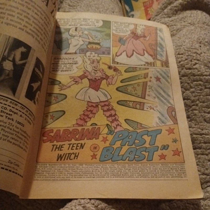Archie's Madhouse 63 Comic early Silver age Sabrina the teenage witch ...