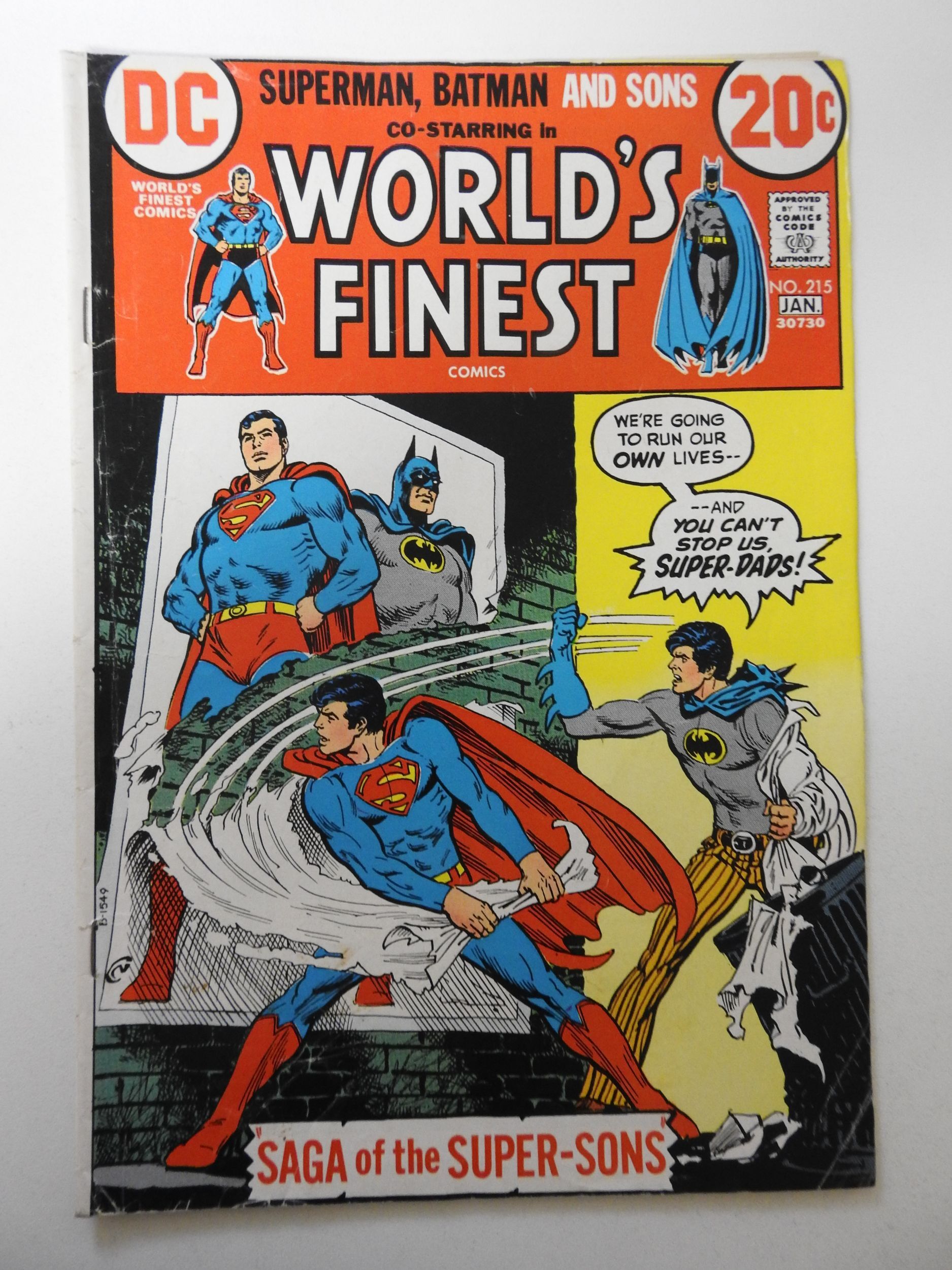 World's Finest Comics #215 (1973) VG Condition moisture stain | Comic ...